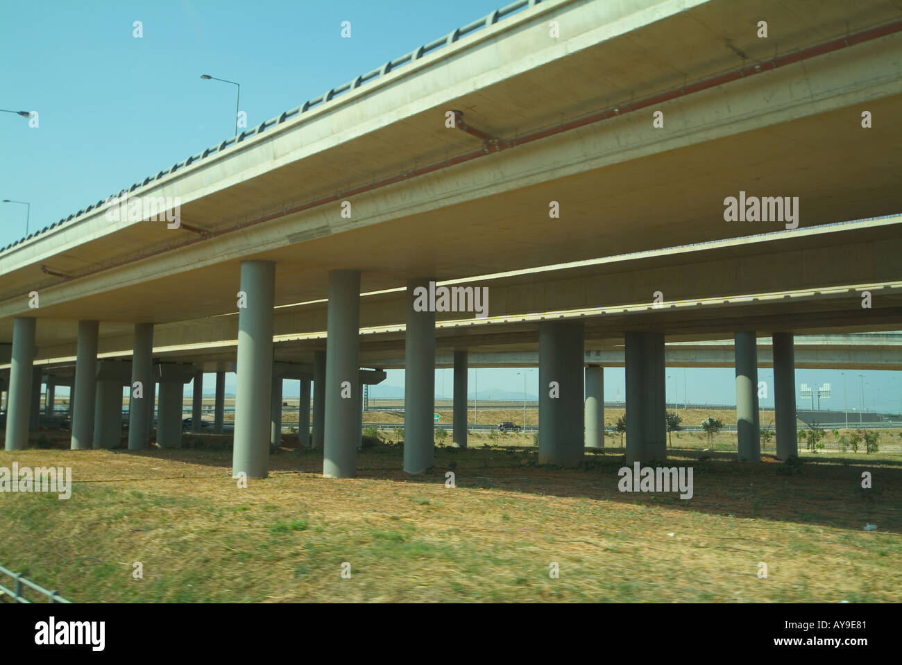 Greece Athens Highway Stock Photo - Alamy