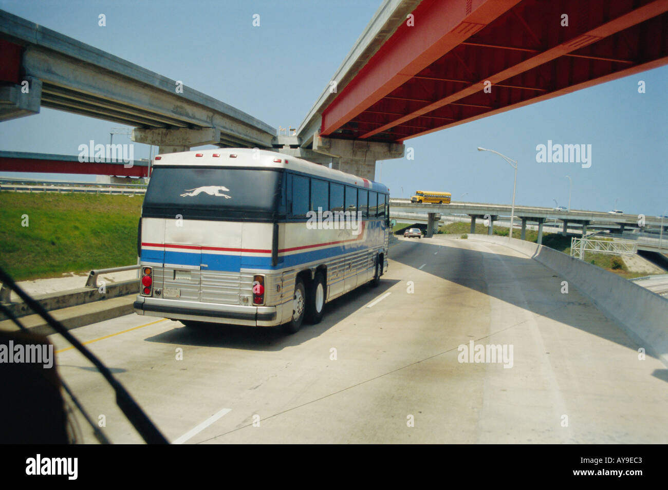 Greyhound bus usa road hi-res stock photography and images - Alamy