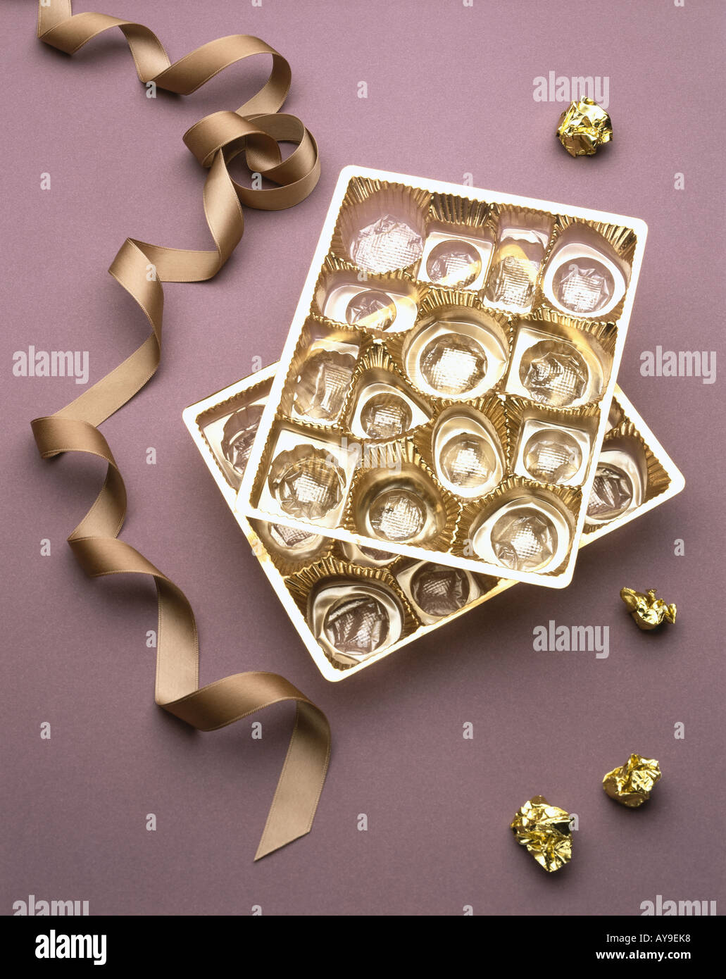 Empty chocolate wrappers hi-res stock photography and images - Alamy