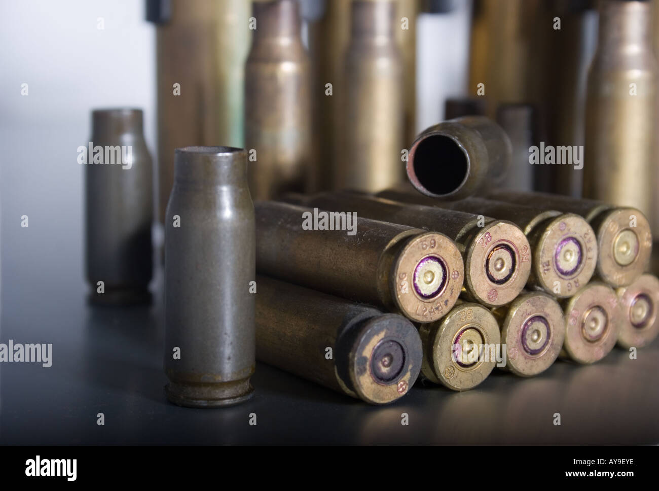Empty bullet cases hi-res stock photography and images - Alamy