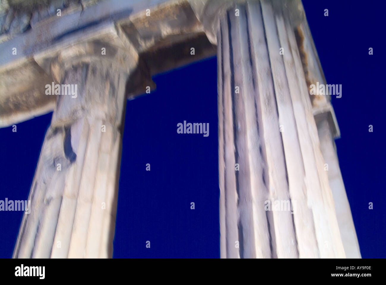 Greek Column Temple Stock Photo - Alamy