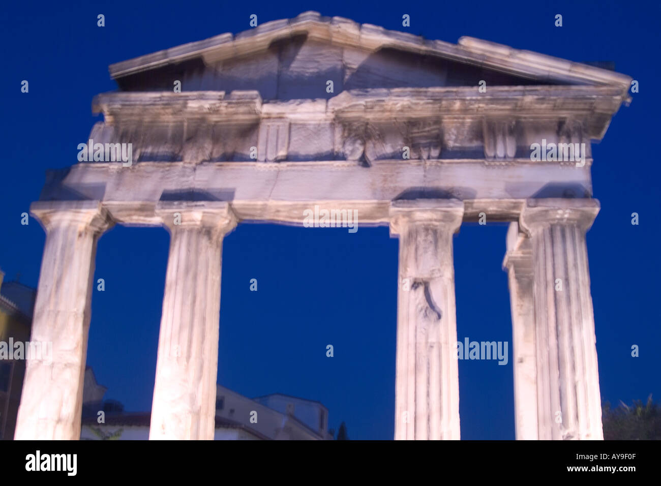 Greek Column Temple Stock Photo - Alamy