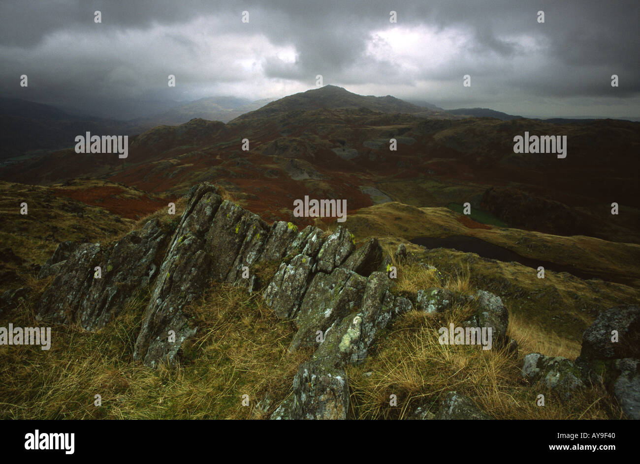 Stickle Pike Cumbria Lake District England UK Stock Photo - Alamy
