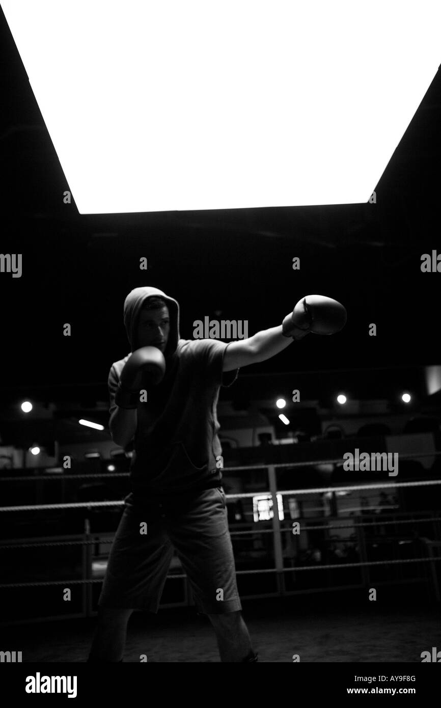 Uppercut boxing Black and White Stock Photos & Images - Alamy