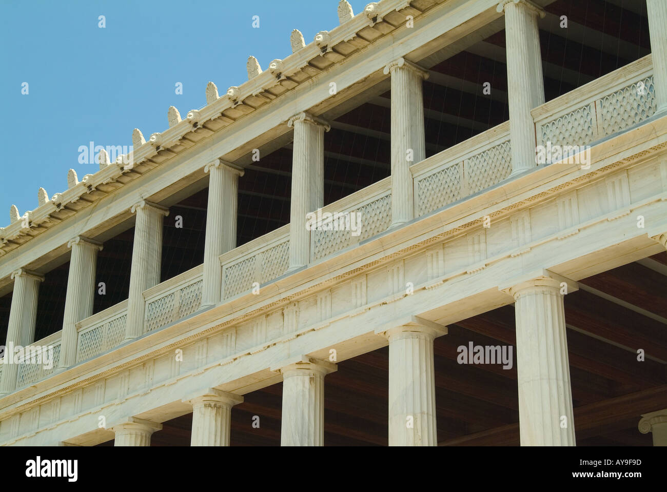 Greece Athens Stoa of Attalus Museum Ancient Agora Stock Photo - Alamy