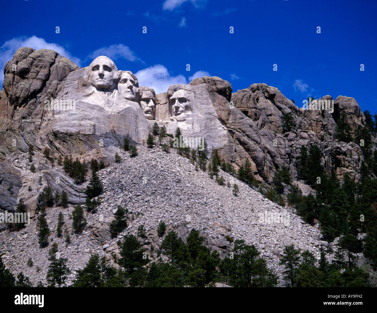 Mount Rushmore National Monument, Black Hills, South Dakota Stock Photo ...