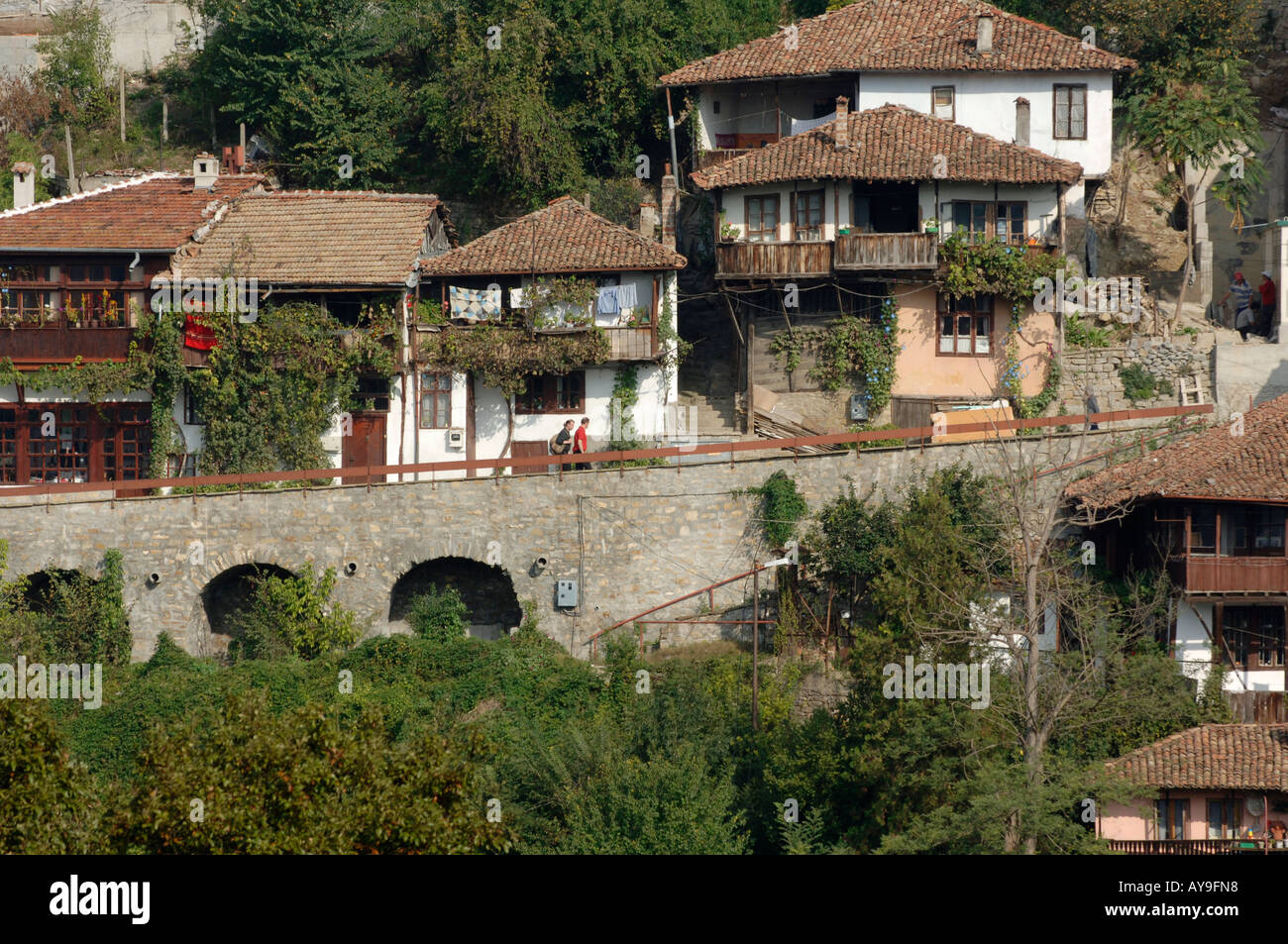 Veliko Tarnovo, general Gurko promenade Stock Photo - Alamy