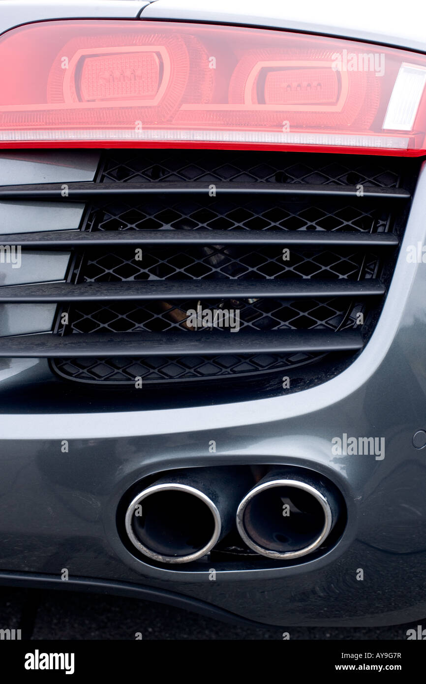 AUDI R8 SILVER 2008 Stock Photo - Alamy