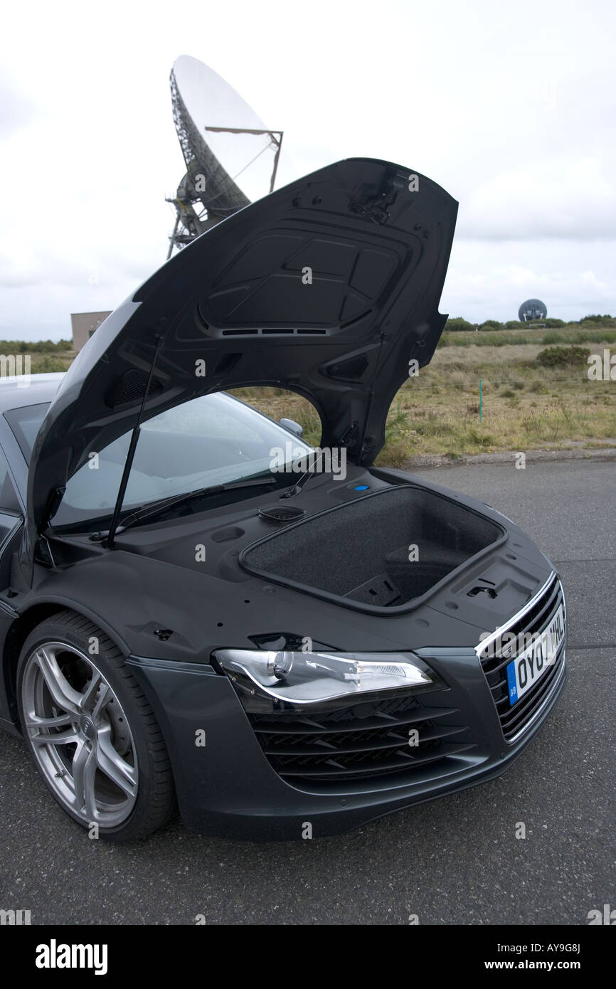 AUDI R8 SILVER 2008 Stock Photo - Alamy
