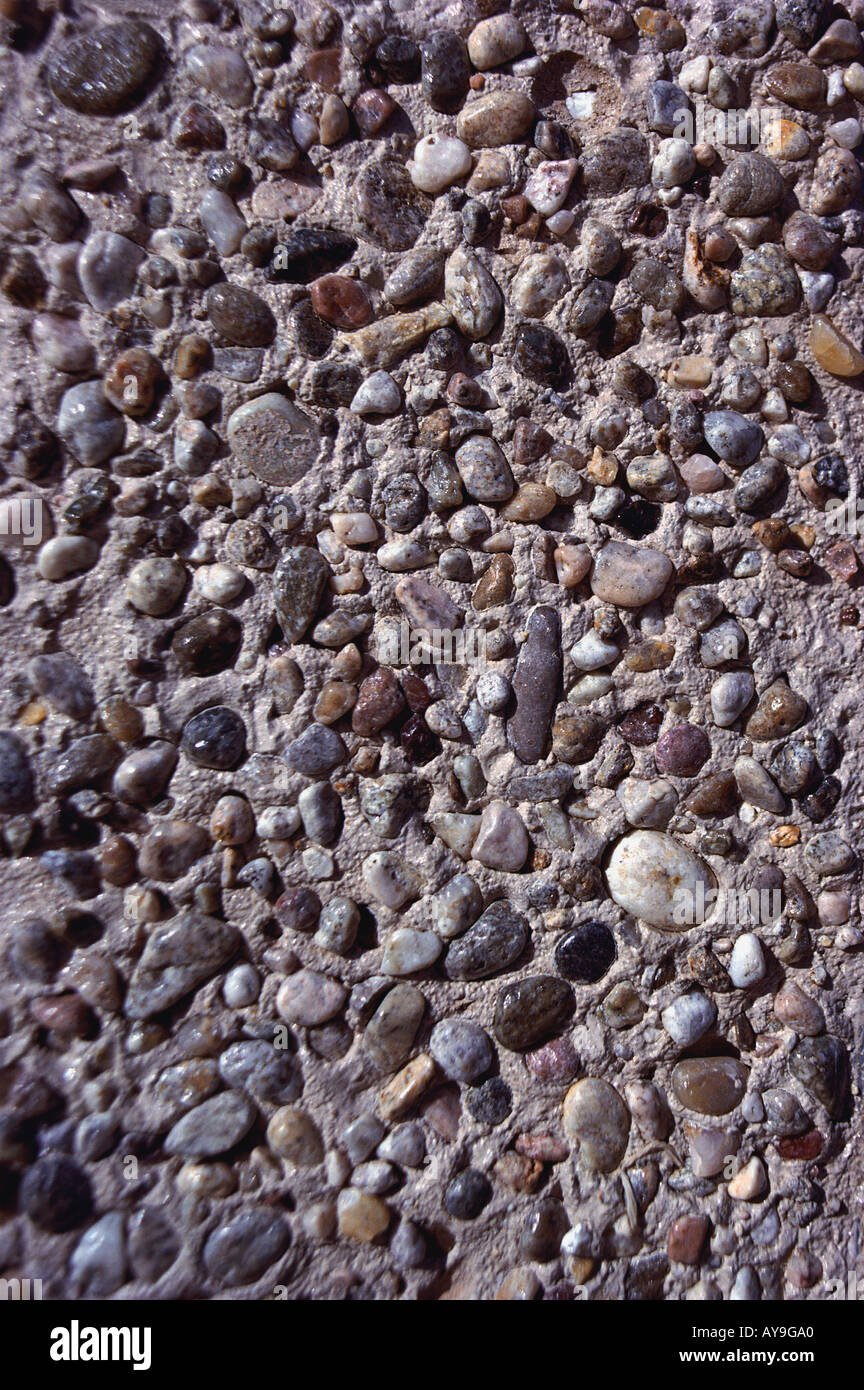 poured concrete stones making an abstract pattern and texture Stock ...