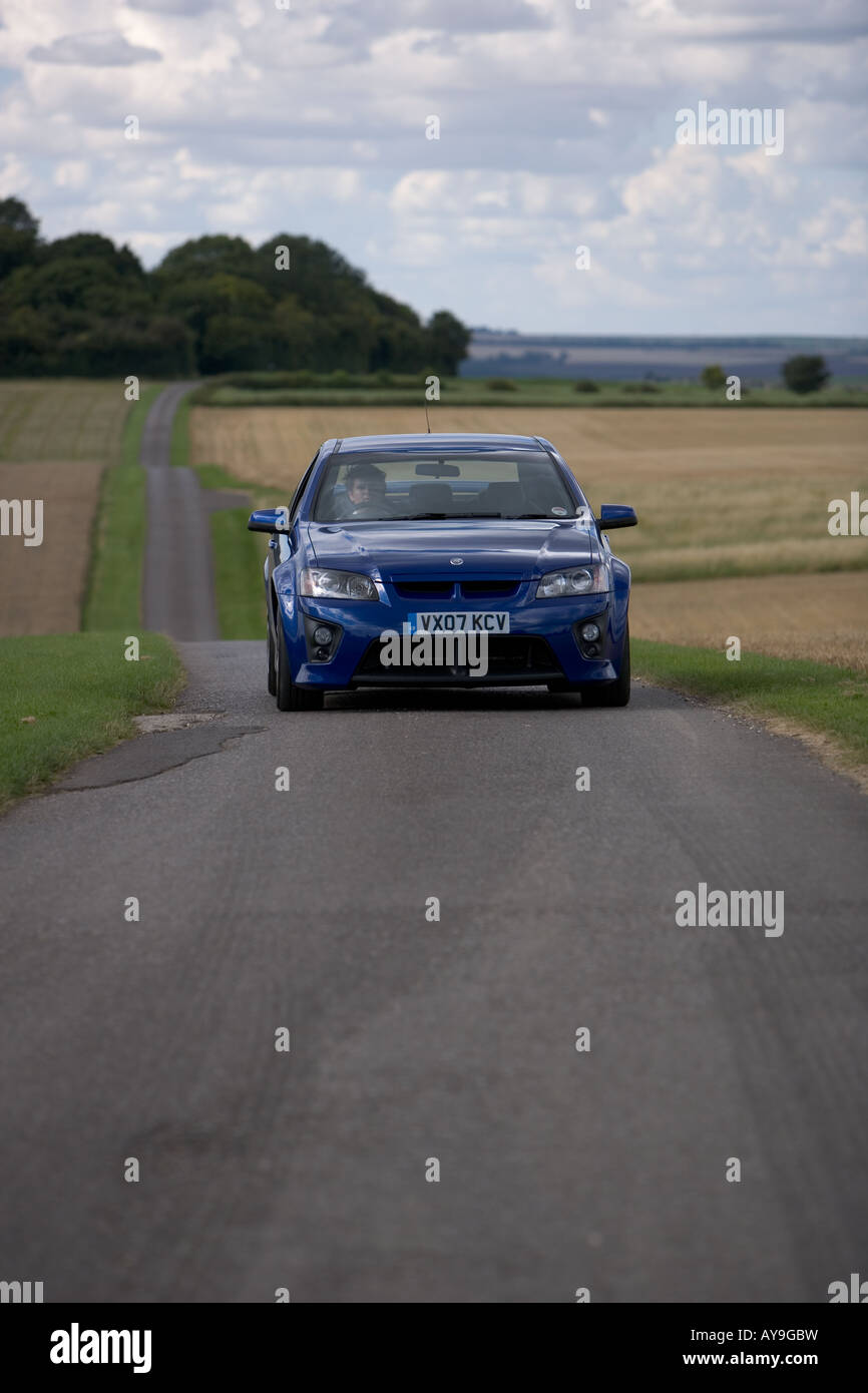 VAUXHALL VXR8 BLUE 2008 Stock Photo - Alamy