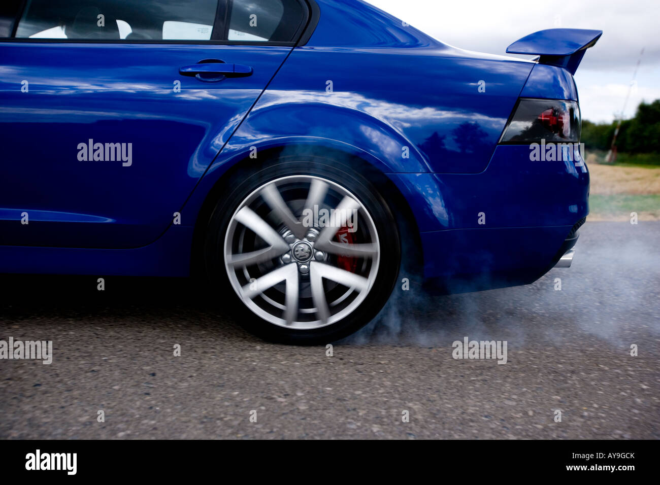 VAUXHALL VXR8 BLUE 2008 Stock Photo - Alamy