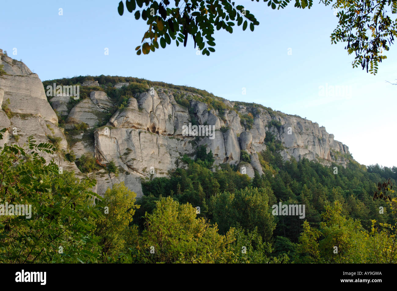 Madara, rock walls Stock Photo - Alamy