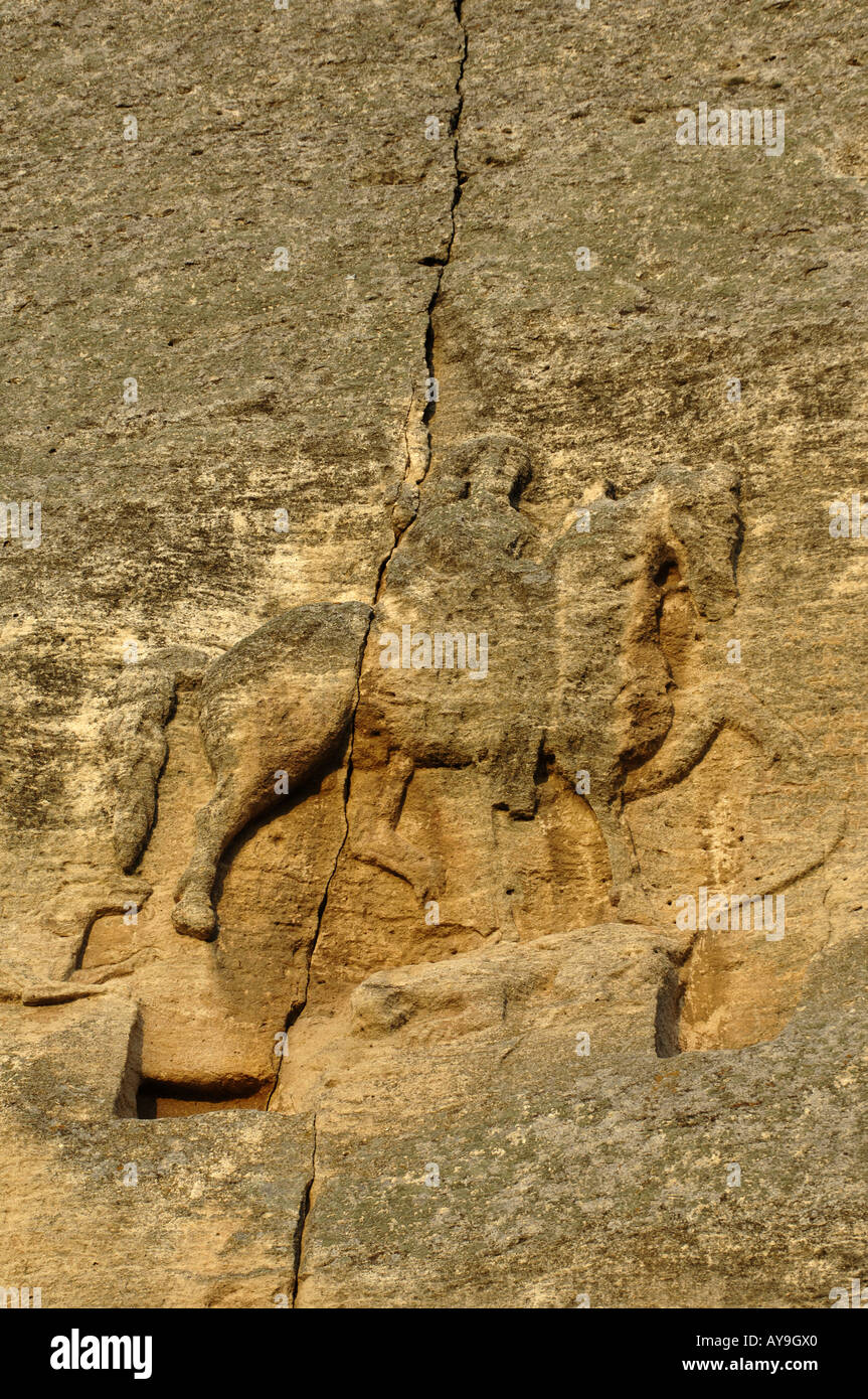 Madara, rock walls, horseman of Madara Stock Photo - Alamy