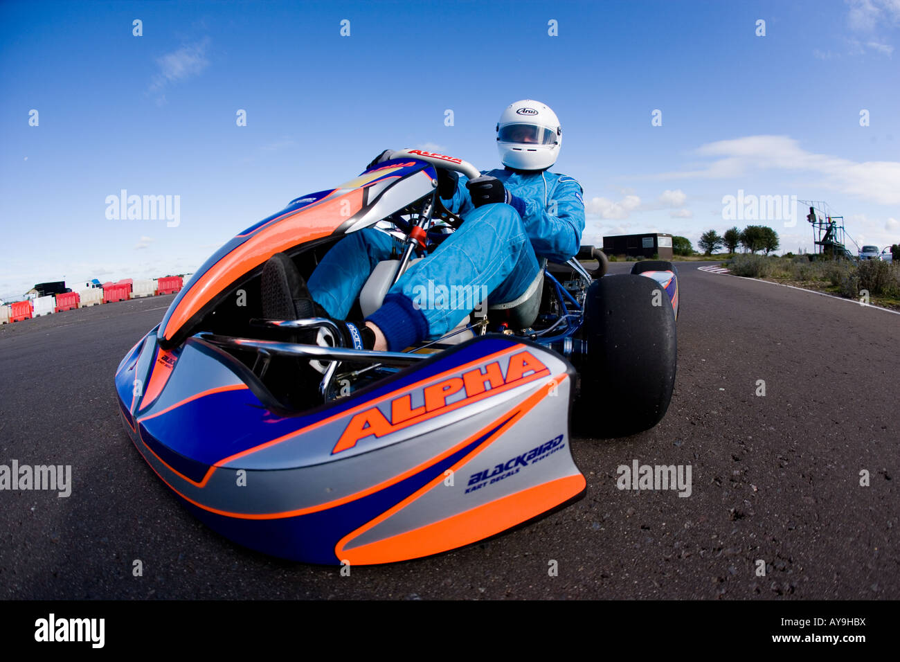ALPHA GO CART TRACK DAY Stock Photo - Alamy