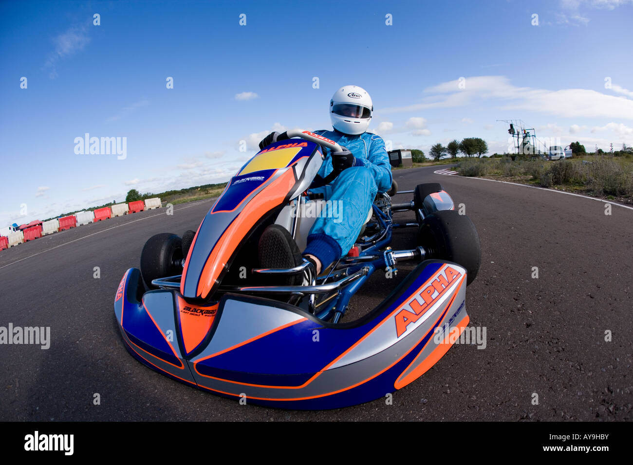 ALPHA GO CART TRACK DAY Stock Photo - Alamy