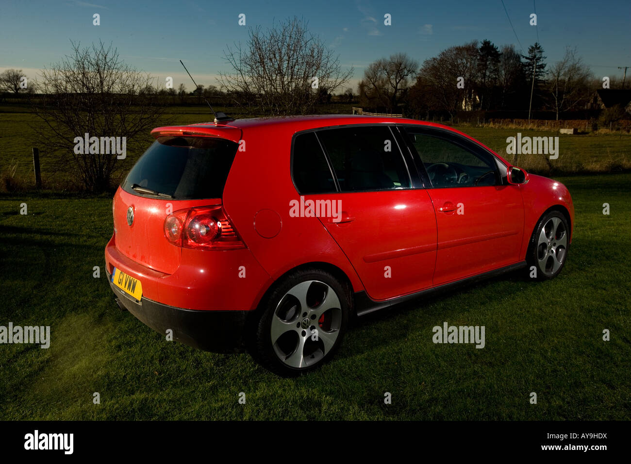 GOLF GTI RED 2008 Stock Photo - Alamy