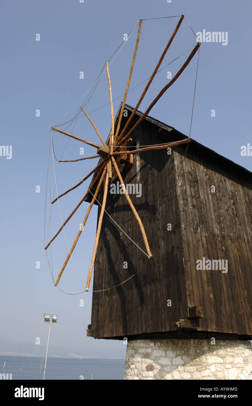 Nessebar wind mill hi-res stock photography and images - Alamy