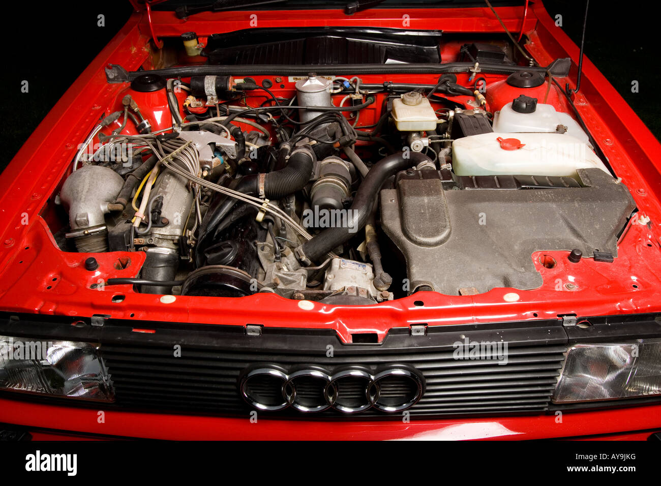 AUDI QUATTRO RED 2008 Stock Photo - Alamy