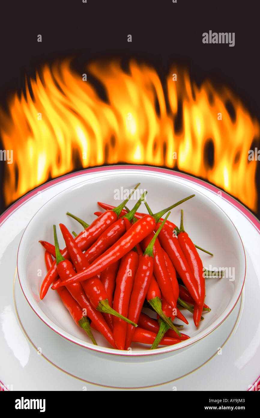 Flaming peppers hi-res stock photography and images - Alamy