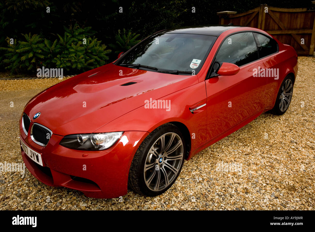 BMW M3 RED 2007 Stock Photo - Alamy