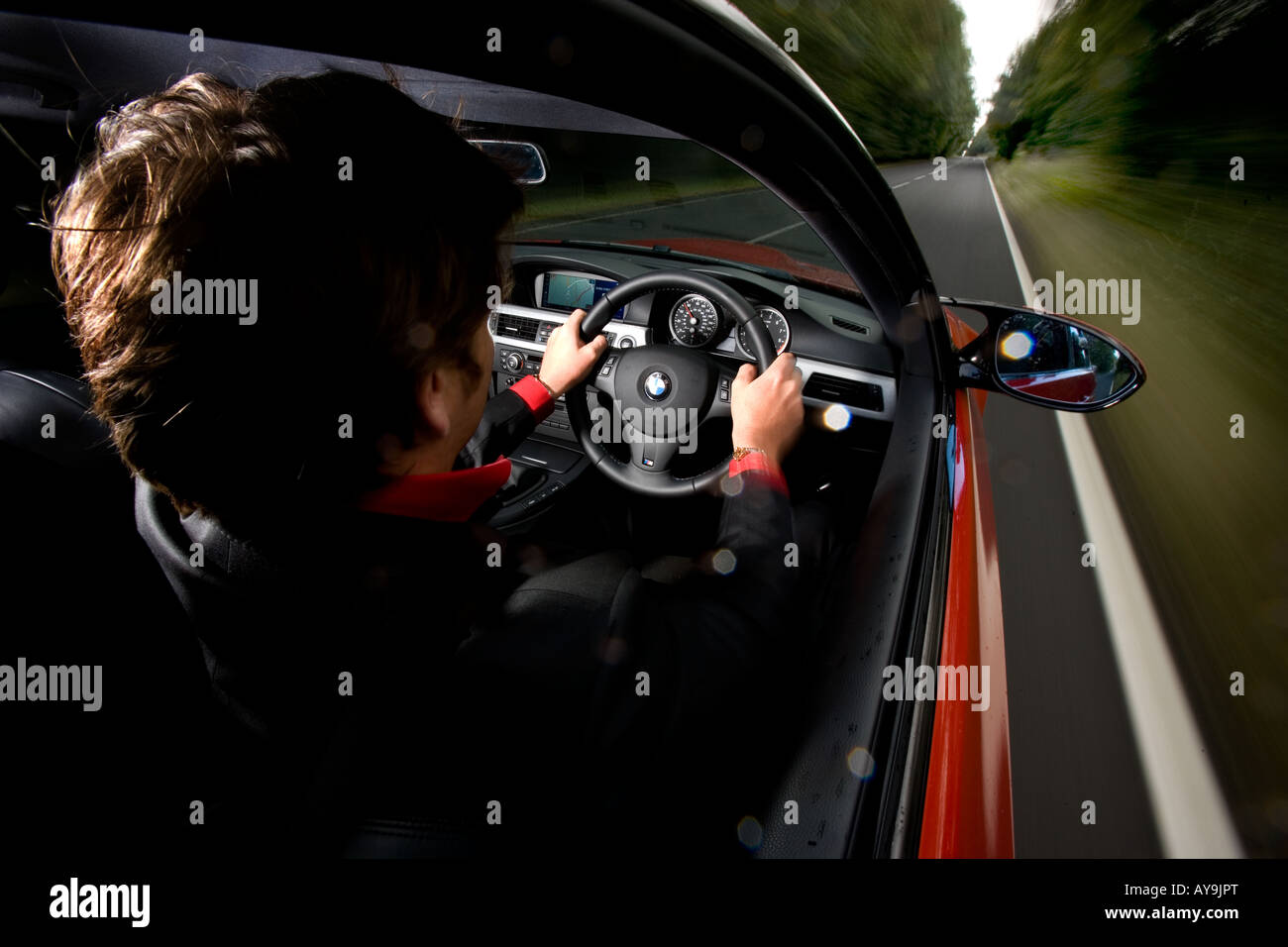 Bmw m3 red 2007 hi-res stock photography and images - Alamy