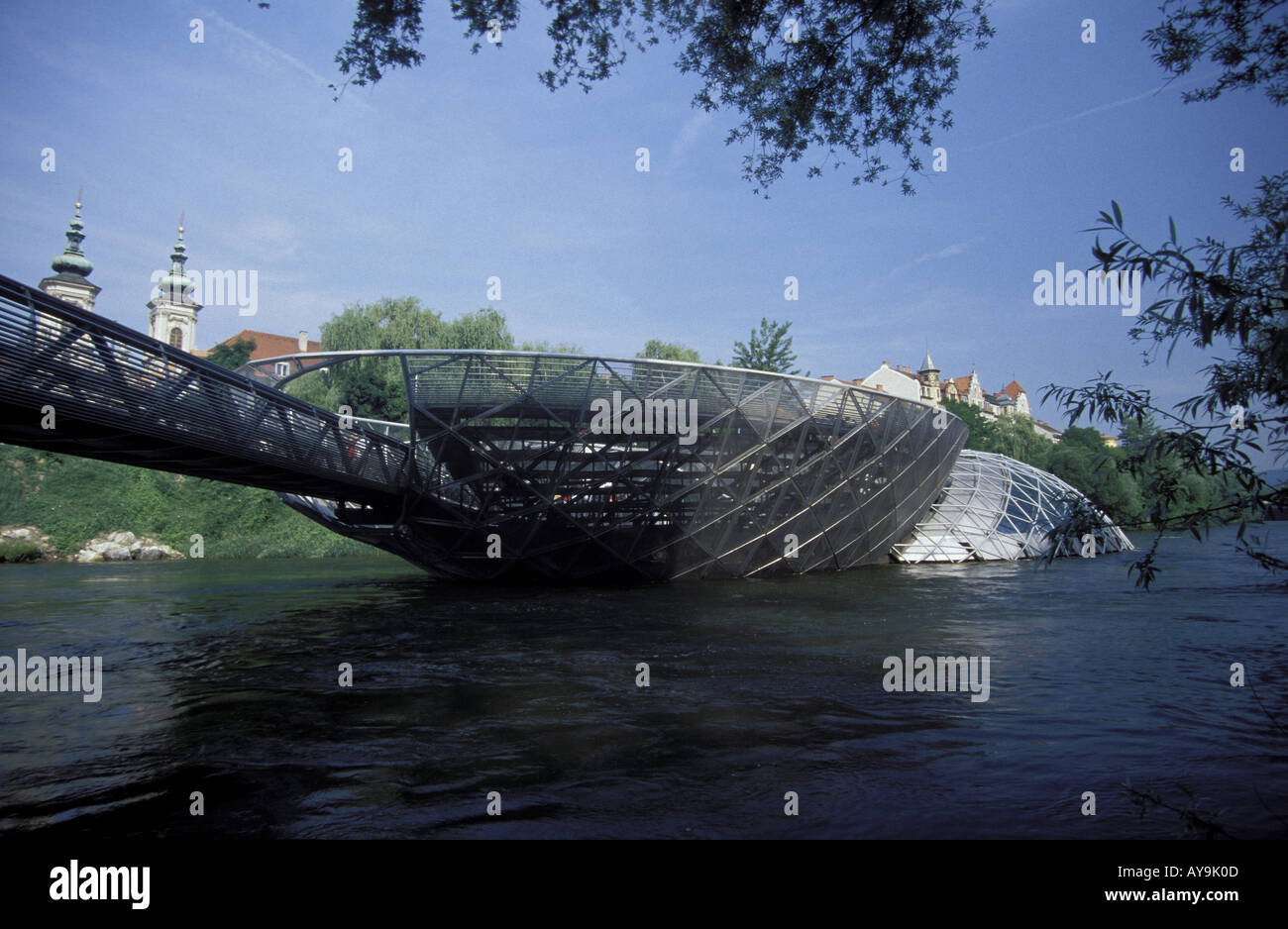 Graz murinsel mur insel mur insel hi-res stock photography and images ...