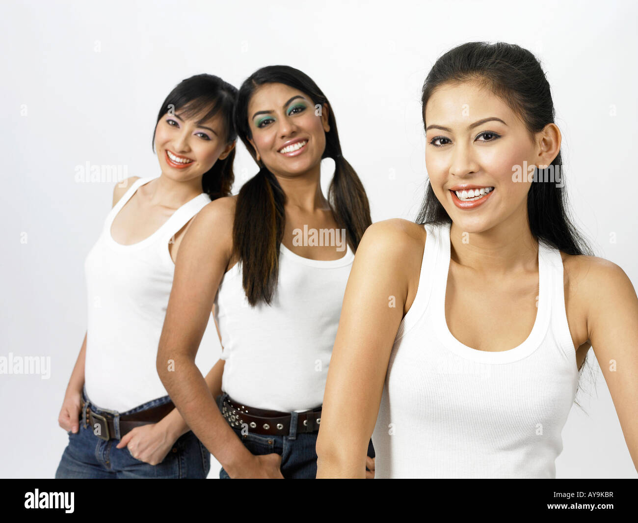 Beautiful women in long Cut Out Stock Images & Pictures - Alamy