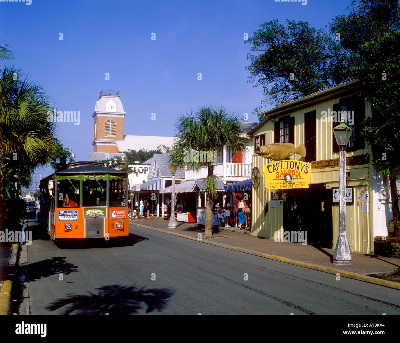 Florida, Key West, Street scene Stock Photo - Alamy