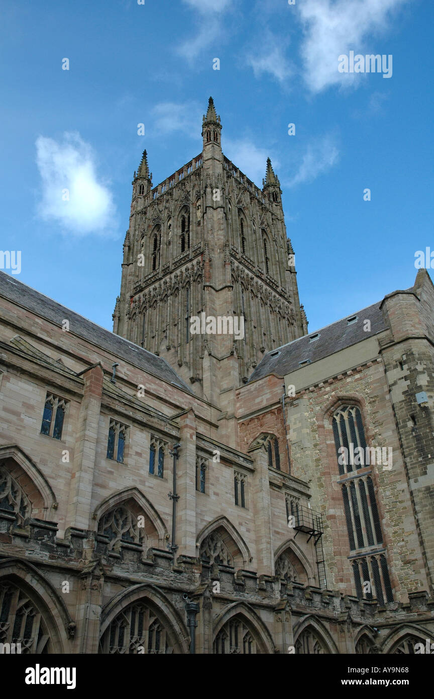 Stained glass window worcester cathedral hi-res stock photography and ...