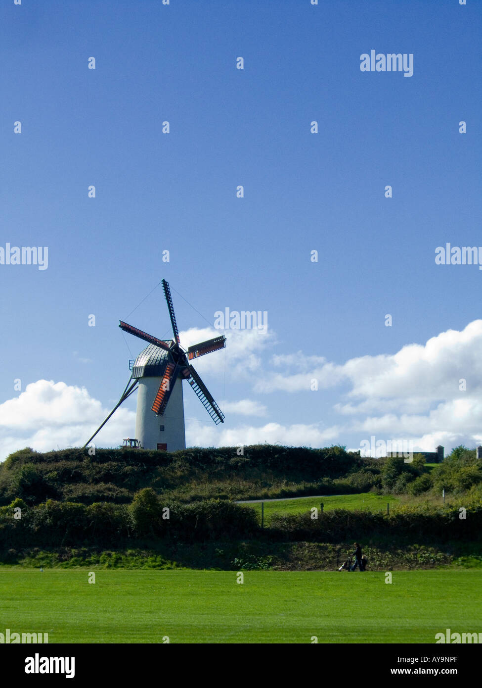 The restored windmill at Skerries, north County Dublin, Ireland Stock ...