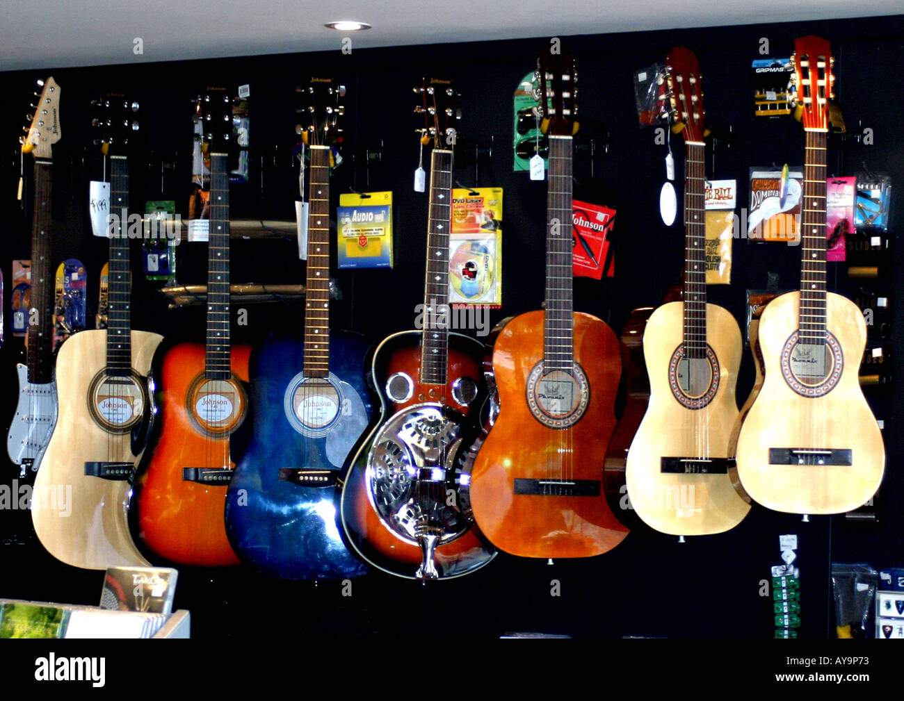 Musical instruments assorted hi-res stock photography and images - Alamy