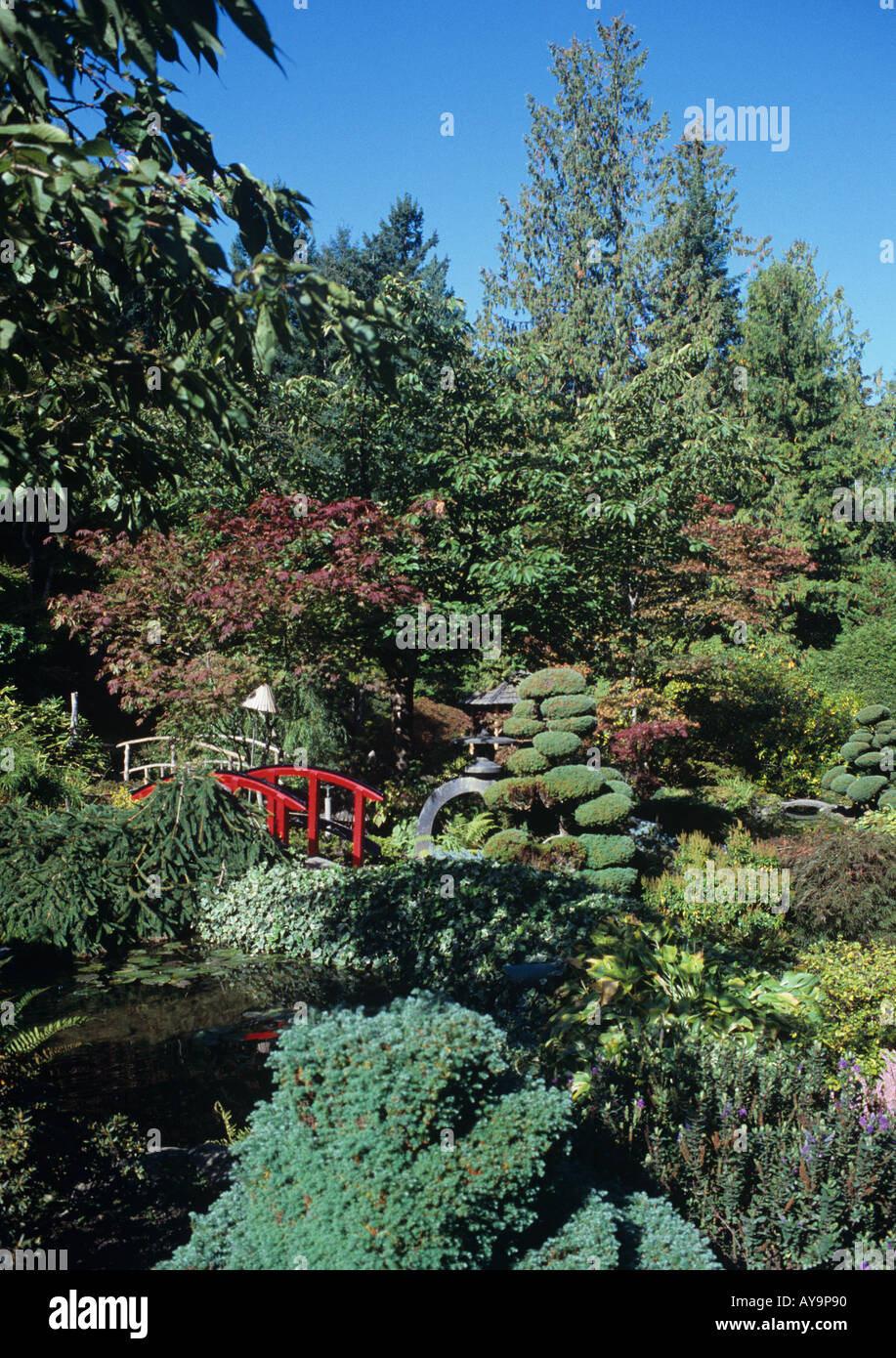 Butchart Gardens complex of gardens created from disused gravel quarry ...