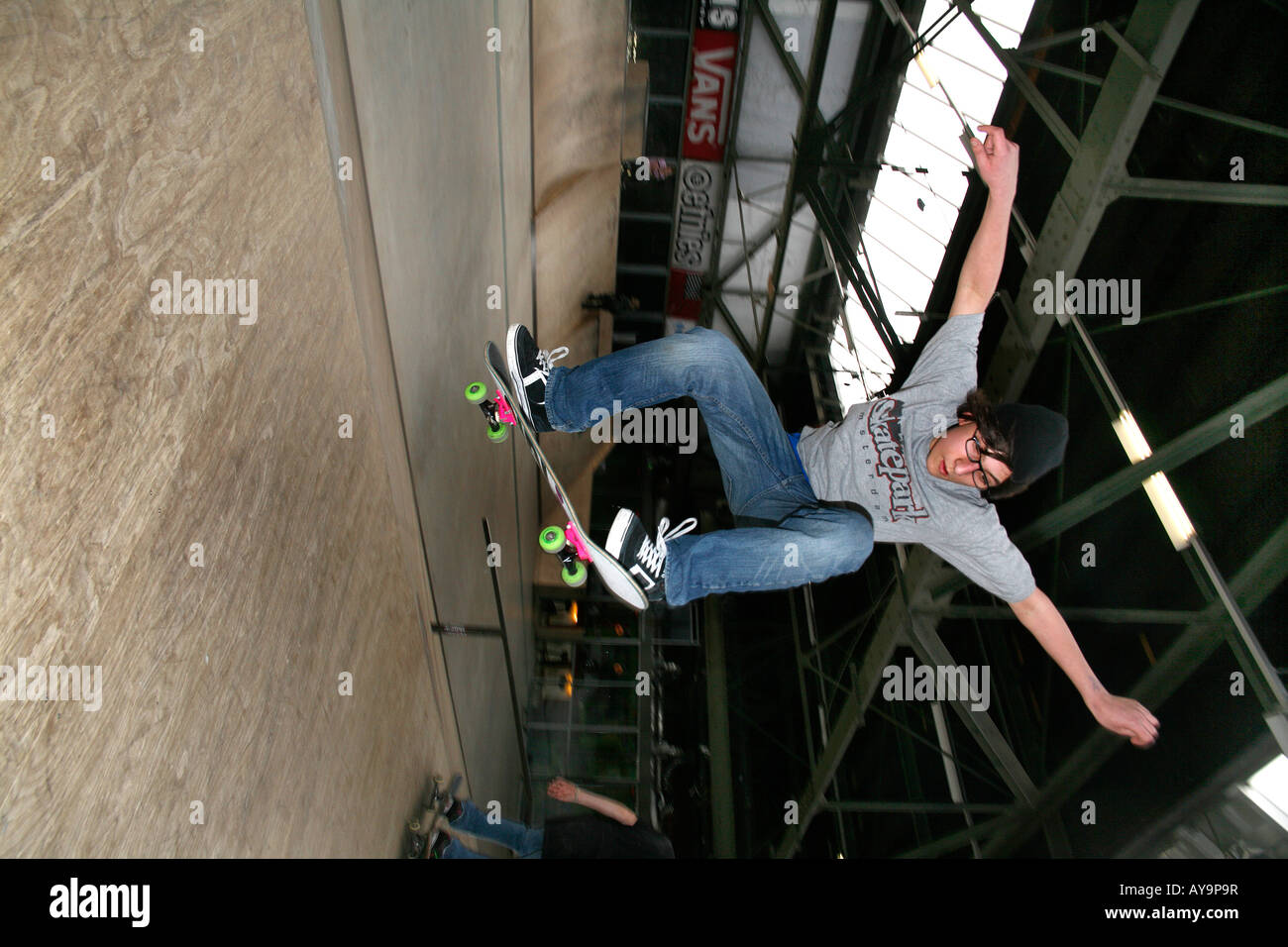 There is an indoor scating ramp in Amsterdam It is built in a former ...