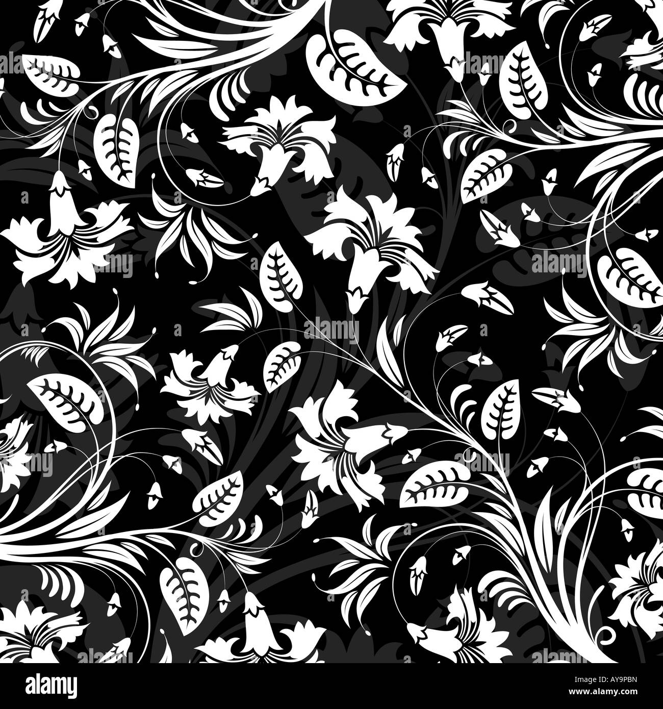 Abstract flower pattern Stock Photo - Alamy