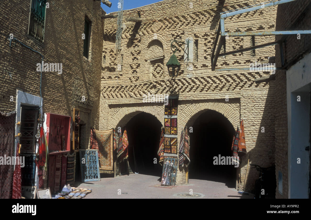 The old medina known as Ouled El Hadef famous for its traditional ...