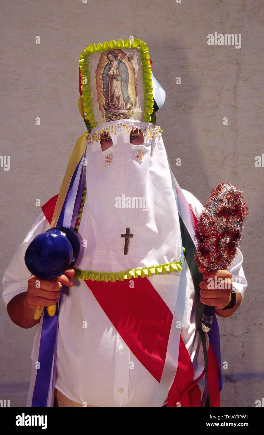 MR 519 Unique blending of religions and cultures during fiesta, at ...