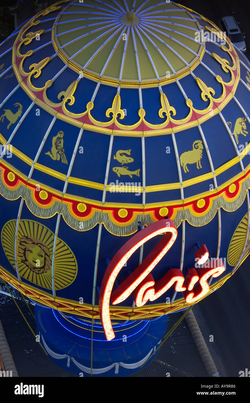 balloon Paris Hotel Las Vegas Stock Photo - Alamy