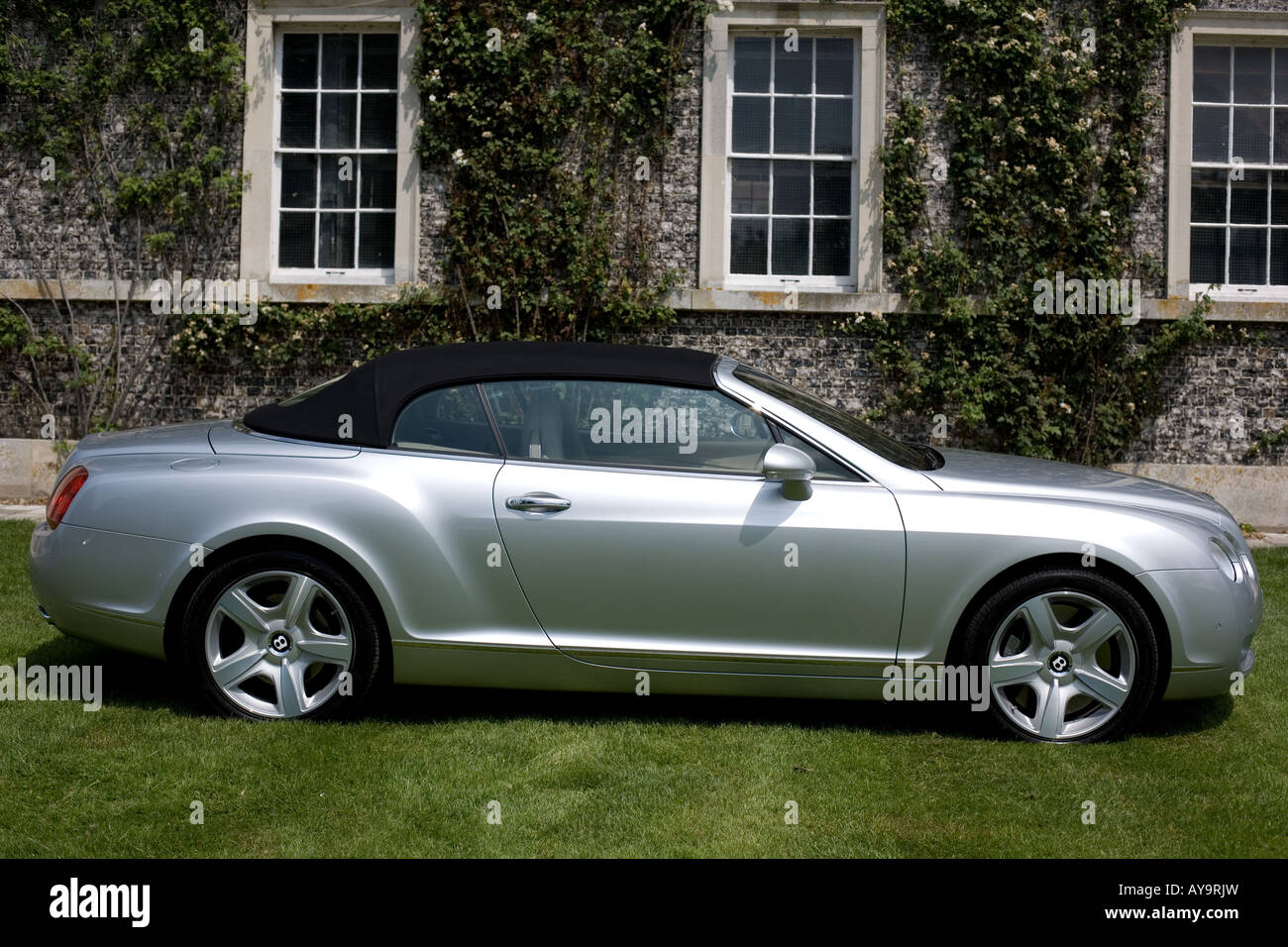 Silver Bentley Continental Gt High Resolution Stock Photography and ...