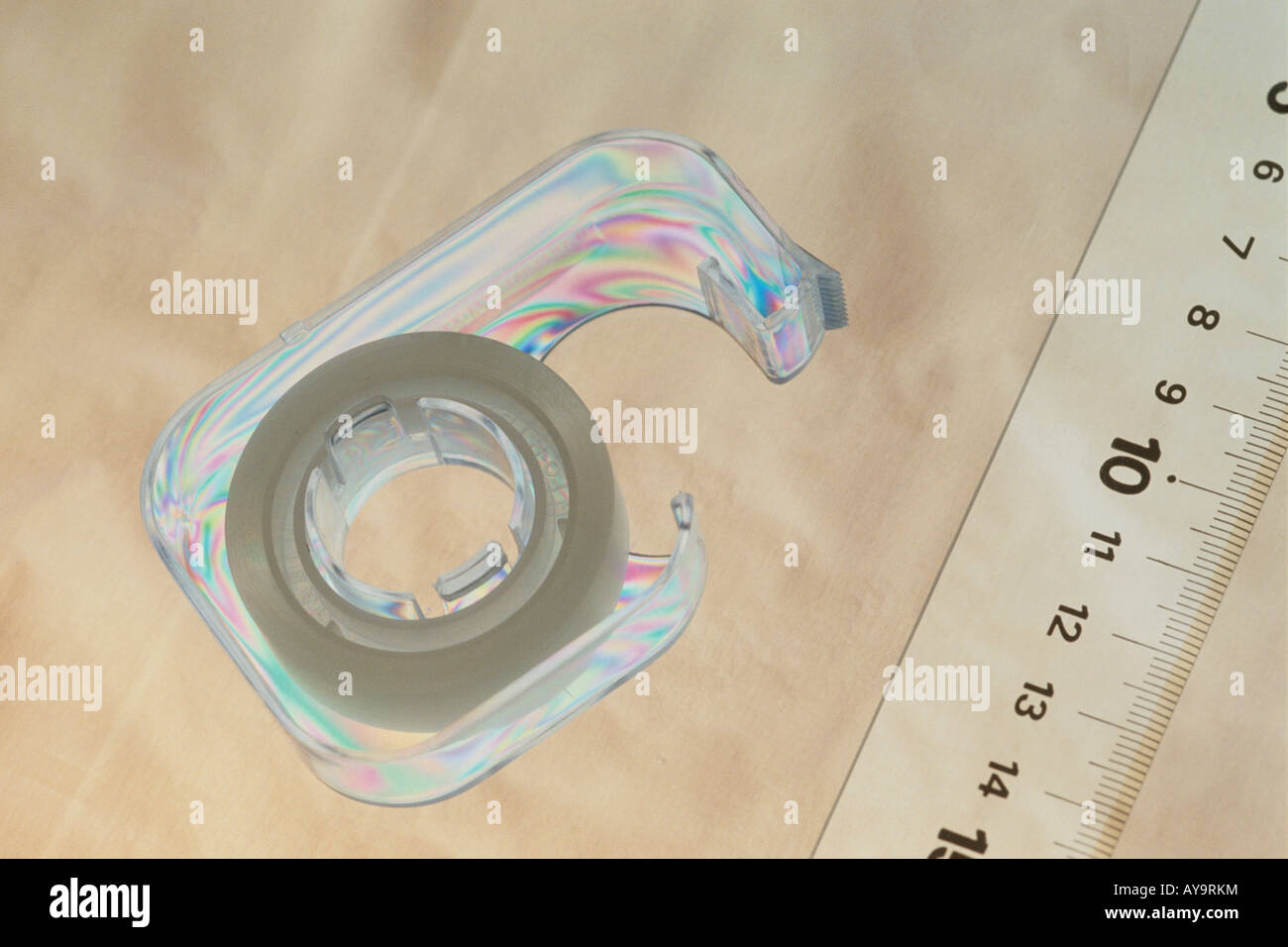 Tape near Ruler Stock Photo - Alamy