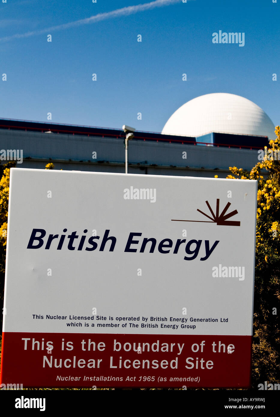 British Energy's Sizewell B Nuclear Power Station Stock Photo - Alamy