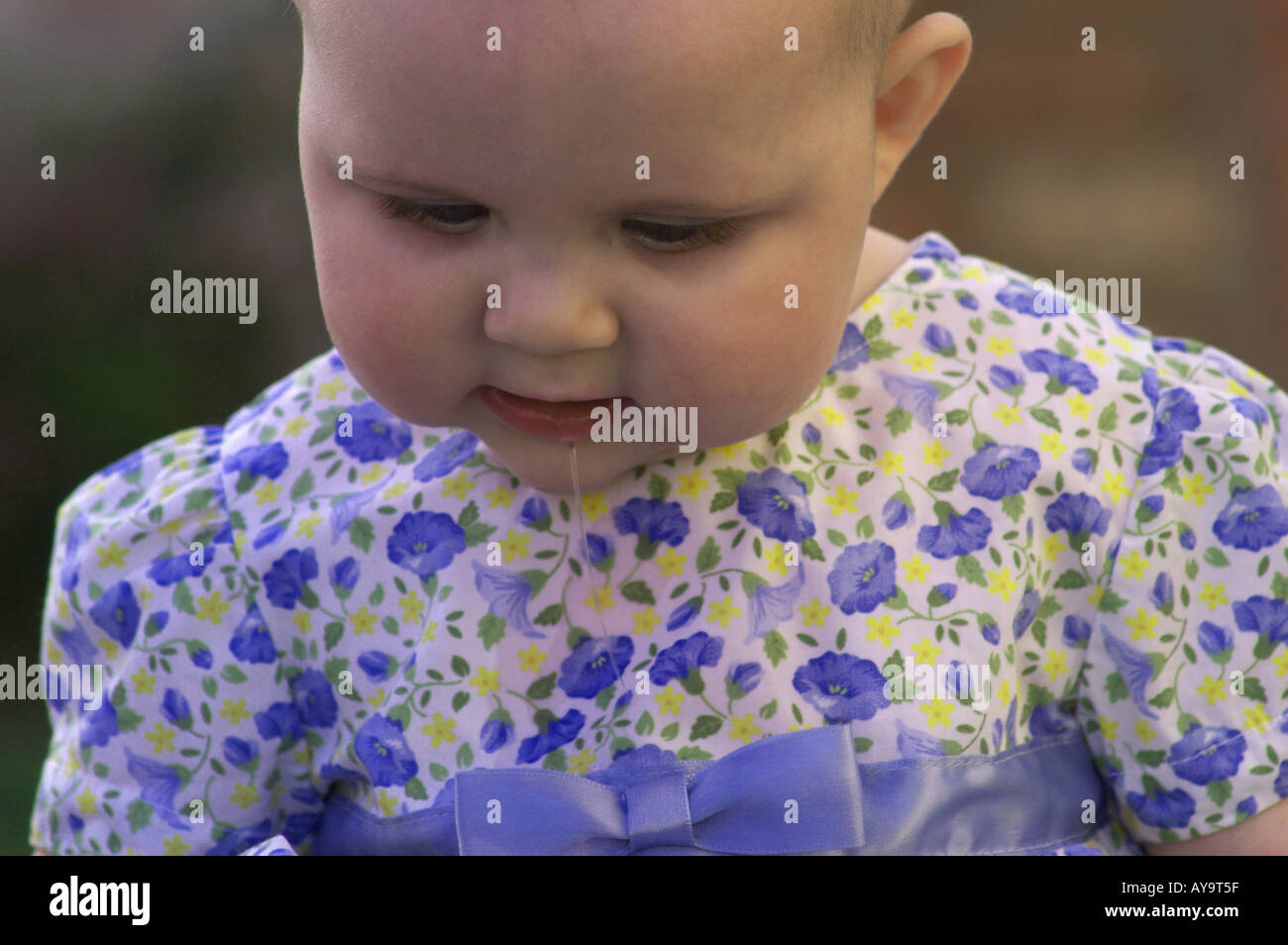 Baby drooling hi-res stock photography and images - Alamy