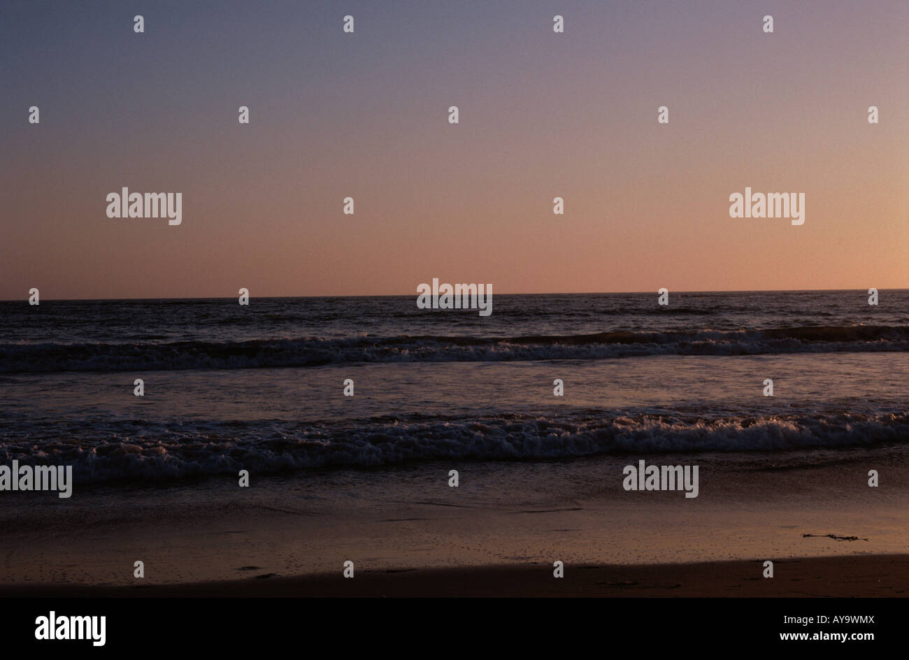 Beach at Dawn Stock Photo - Alamy