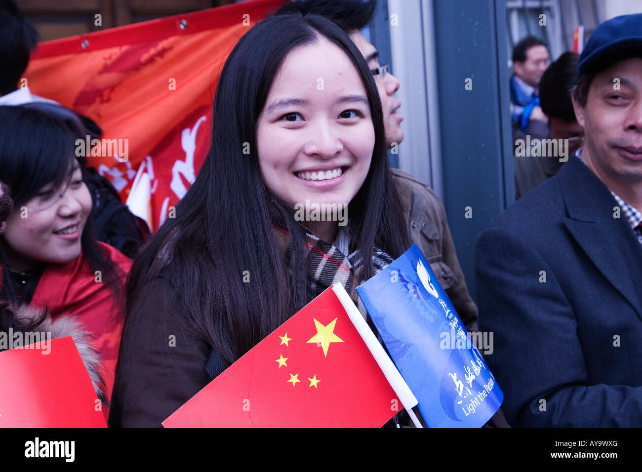 Pro chinese demonstrators hi-res stock photography and images - Alamy