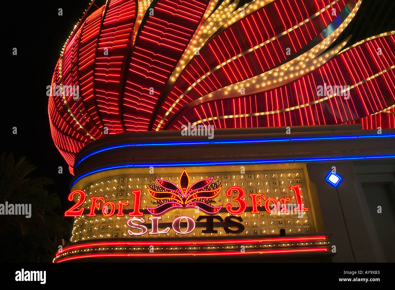 Las Vegas neon lights Stock Photo - Alamy