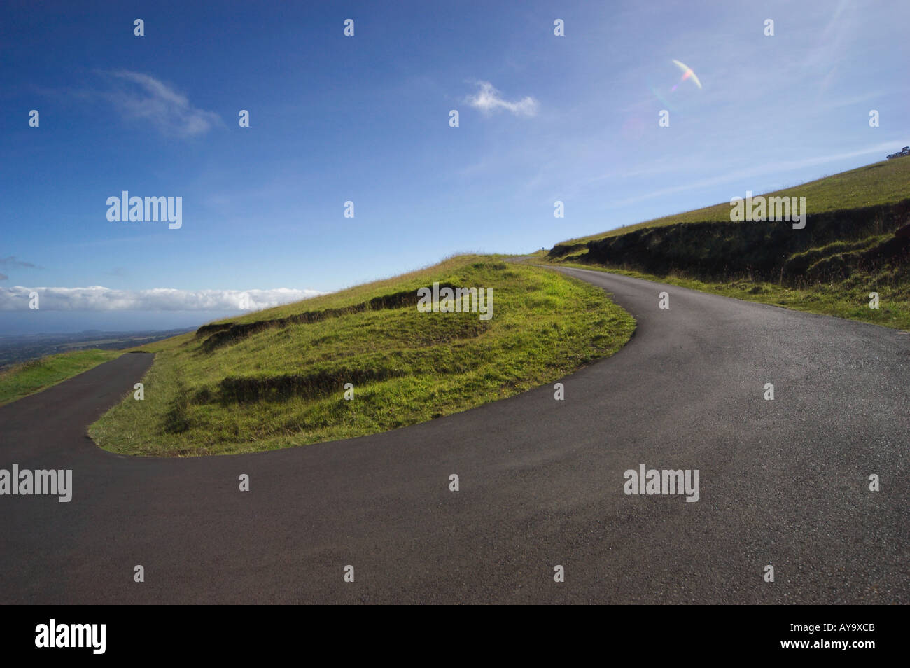windy country road Maui Stock Photo - Alamy