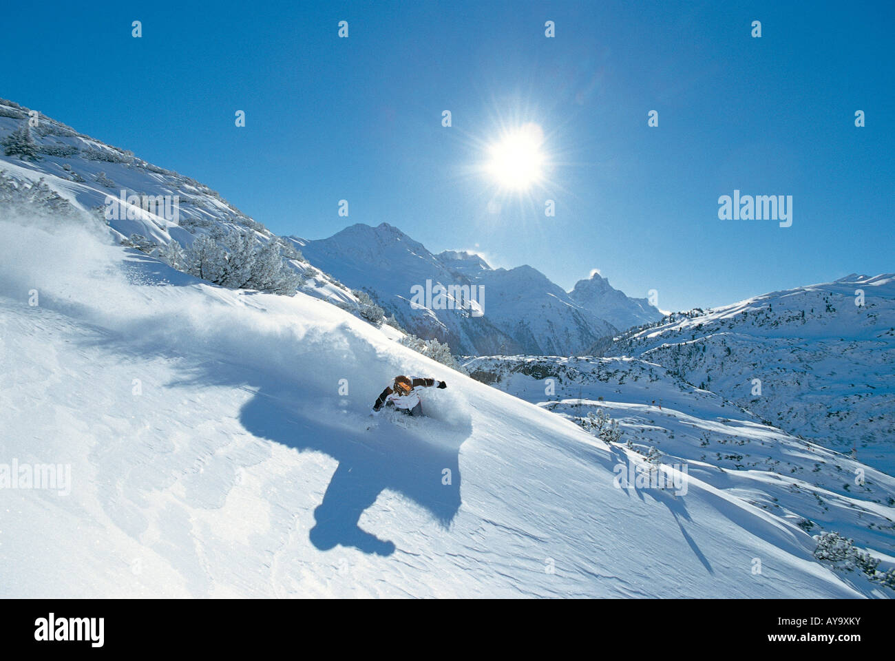 ST ANTON AM ARLBERG LANDECK TYROL AUSTRIA Stock Photo - Alamy