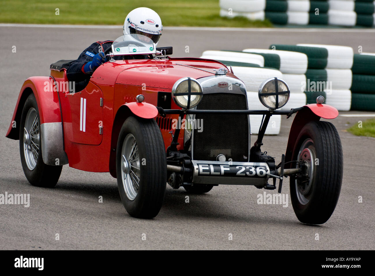 1937 HRG Sports car during the GRRC Sprint at Goodwood, Sussex, UK ...