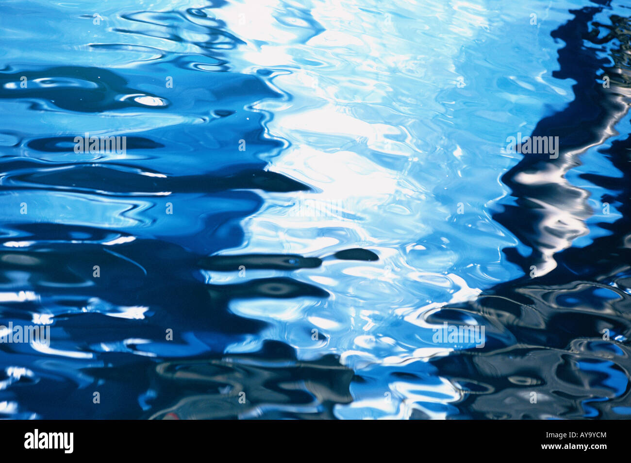 Reflections on Water Surface Stock Photo - Alamy
