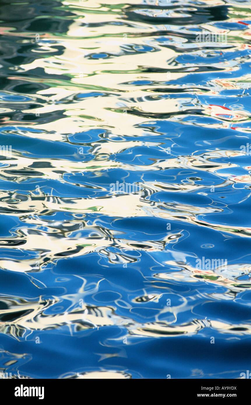 Reflections on Water Surface Stock Photo - Alamy